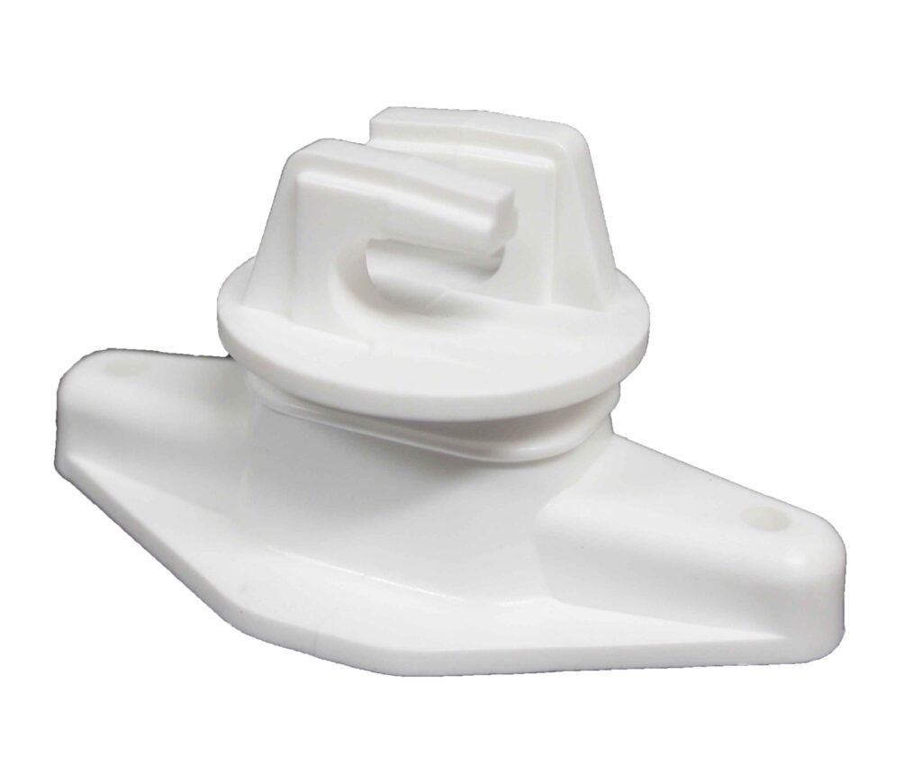 W Insulator – Heavy Duty Plastic White - CCTV.CO.KE